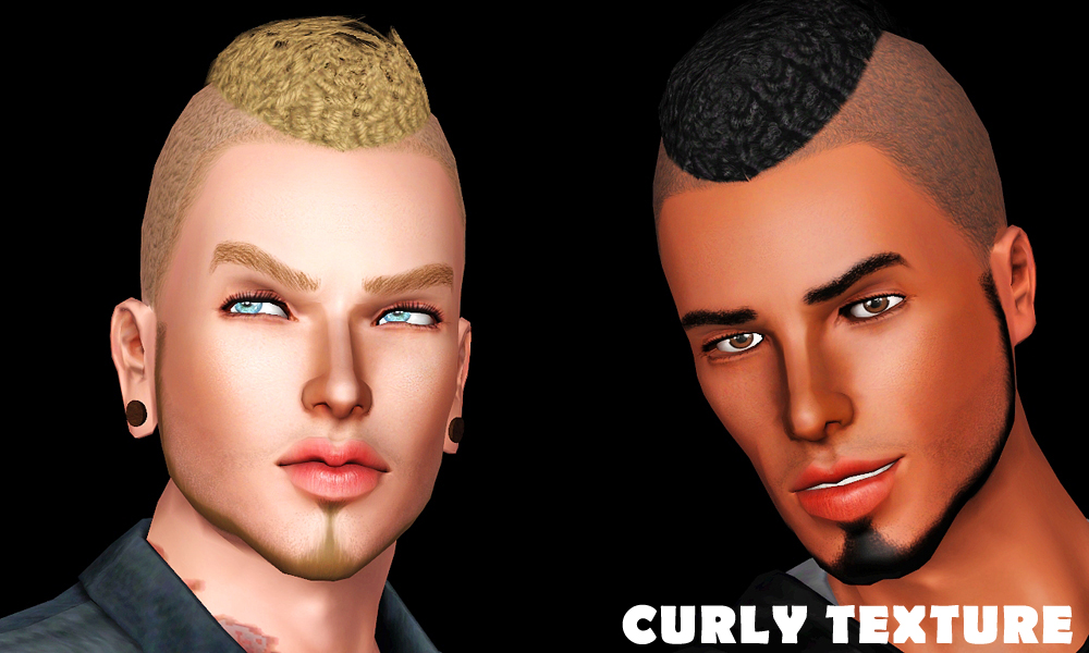 My Sims 3 Blog: Store Mohawk Afro'd and Curled by Reckless-Sims