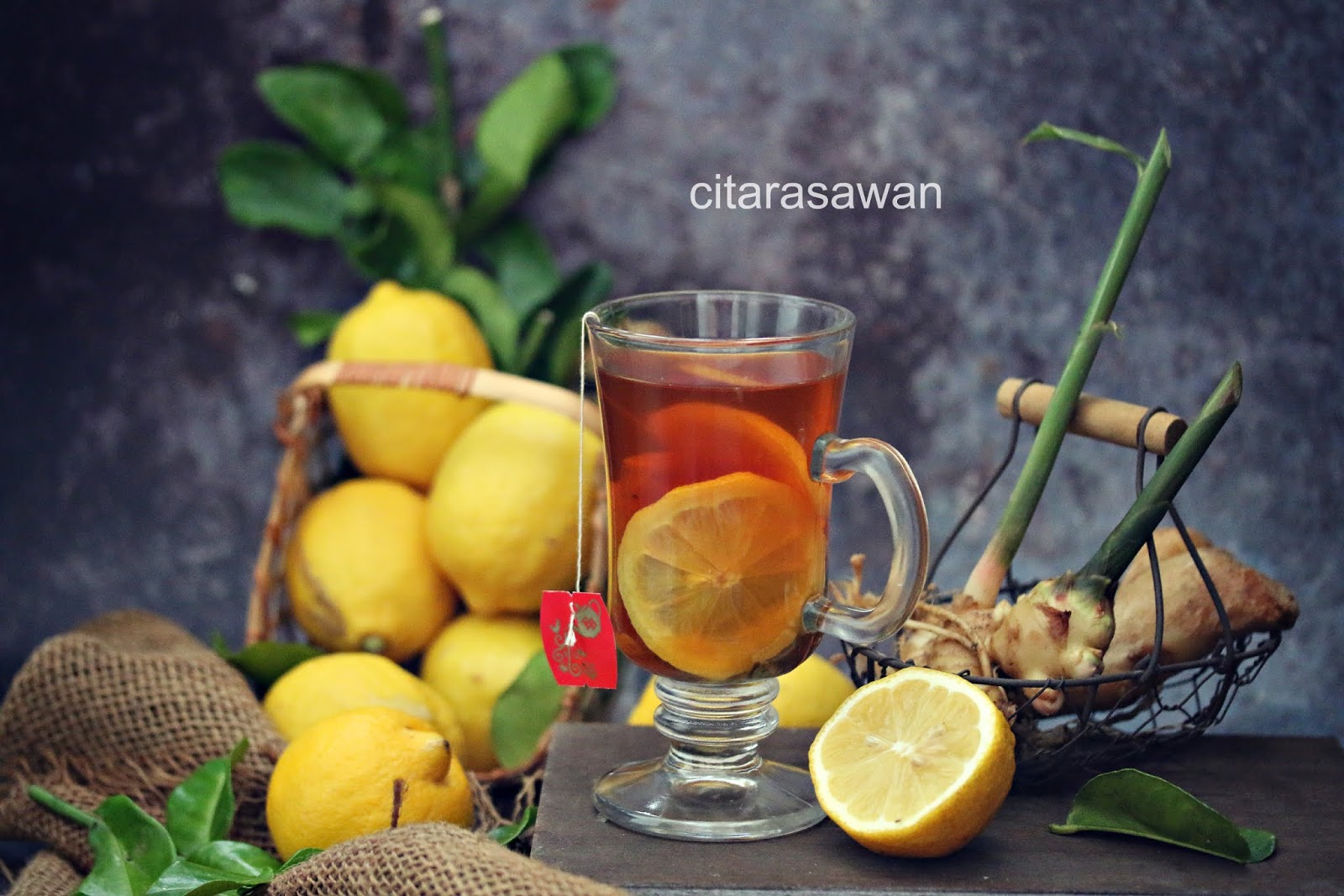 Teh Lemon Halia Madu