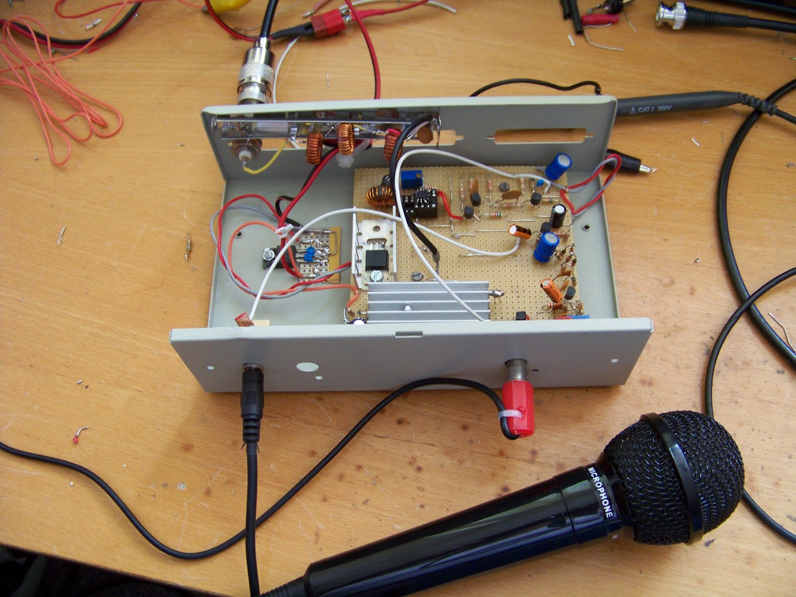 PA3EMY: 160 meter AM using tuner.