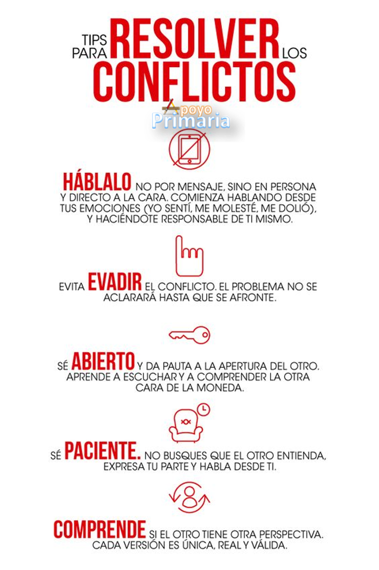 Tips para resolver conflictos