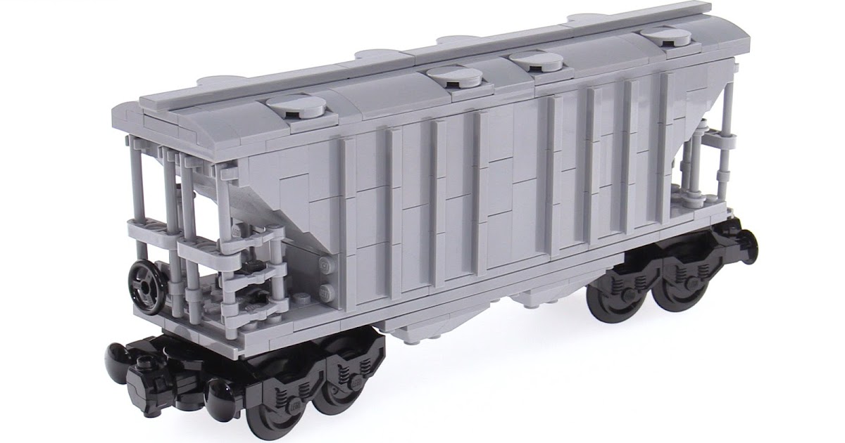 New custom LEGO Covered Hopper MOCs hit the rails