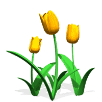 AKI GIFS: Gifs animados de Tulipa