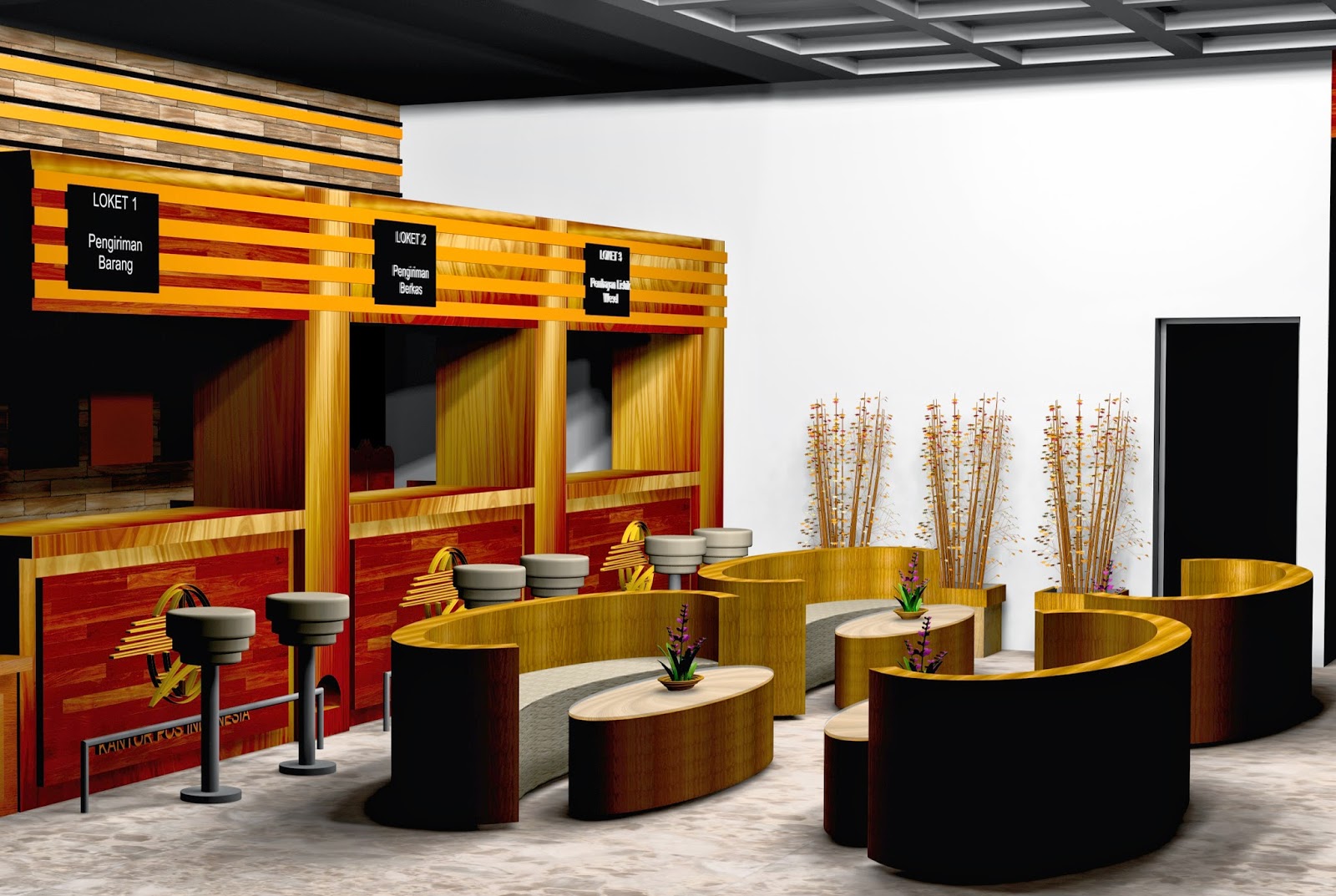 Rumah Keong : Redesain Kantor Pos