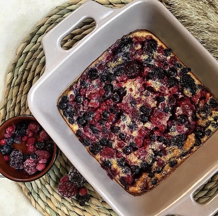 CLAFOUTIS LÉGER AUX FRUITS ROUGES