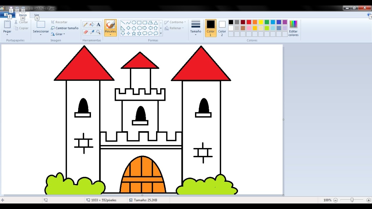 PROFESOR ORÉ: Dibujar en Paint