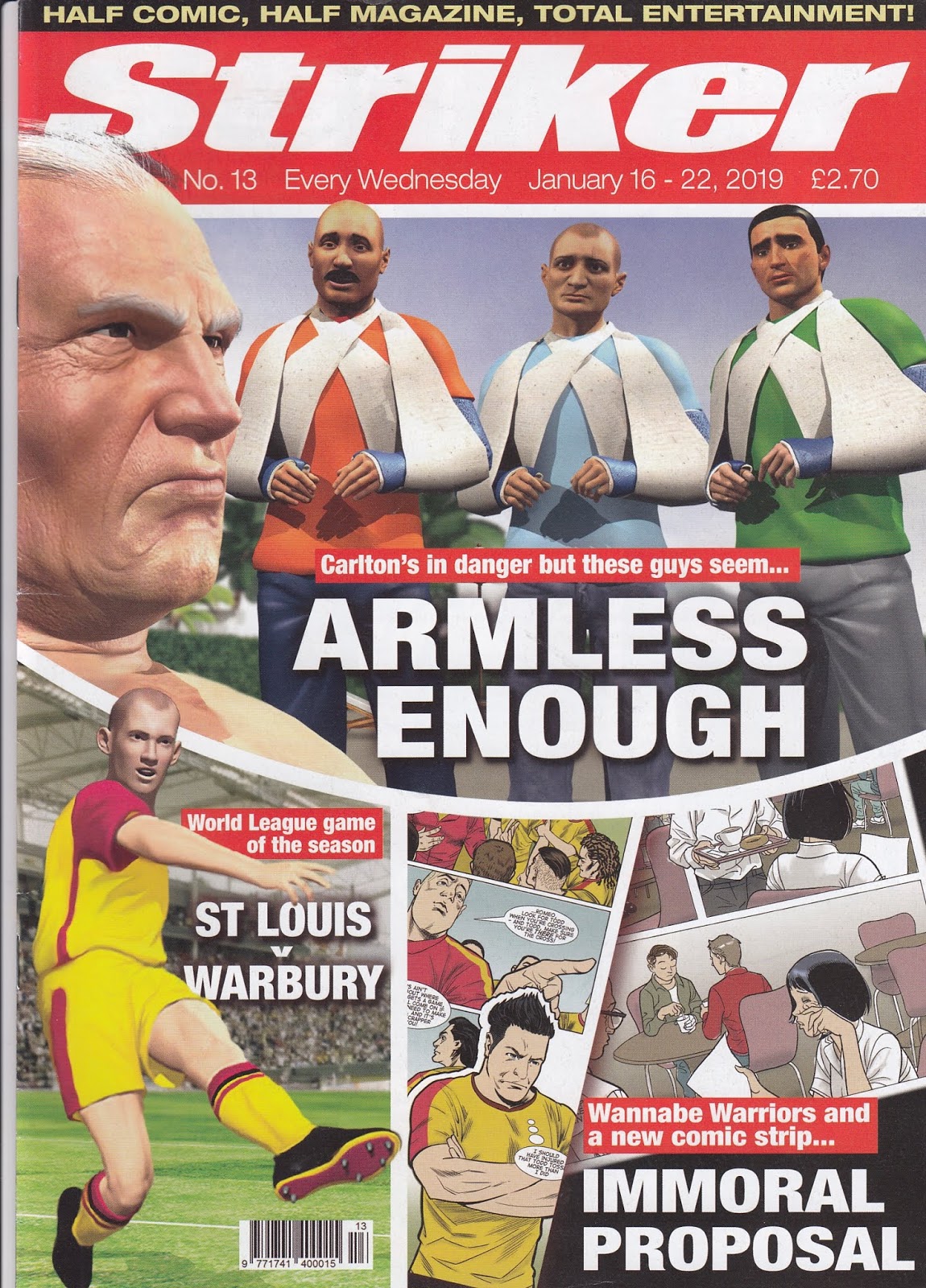 Boys Adventure Comics: Striker comic - cover gallery part 3