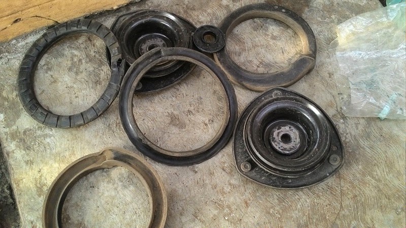 Ganti bearing shock, support shock Thailand, karet per Aerio penyebab ...
