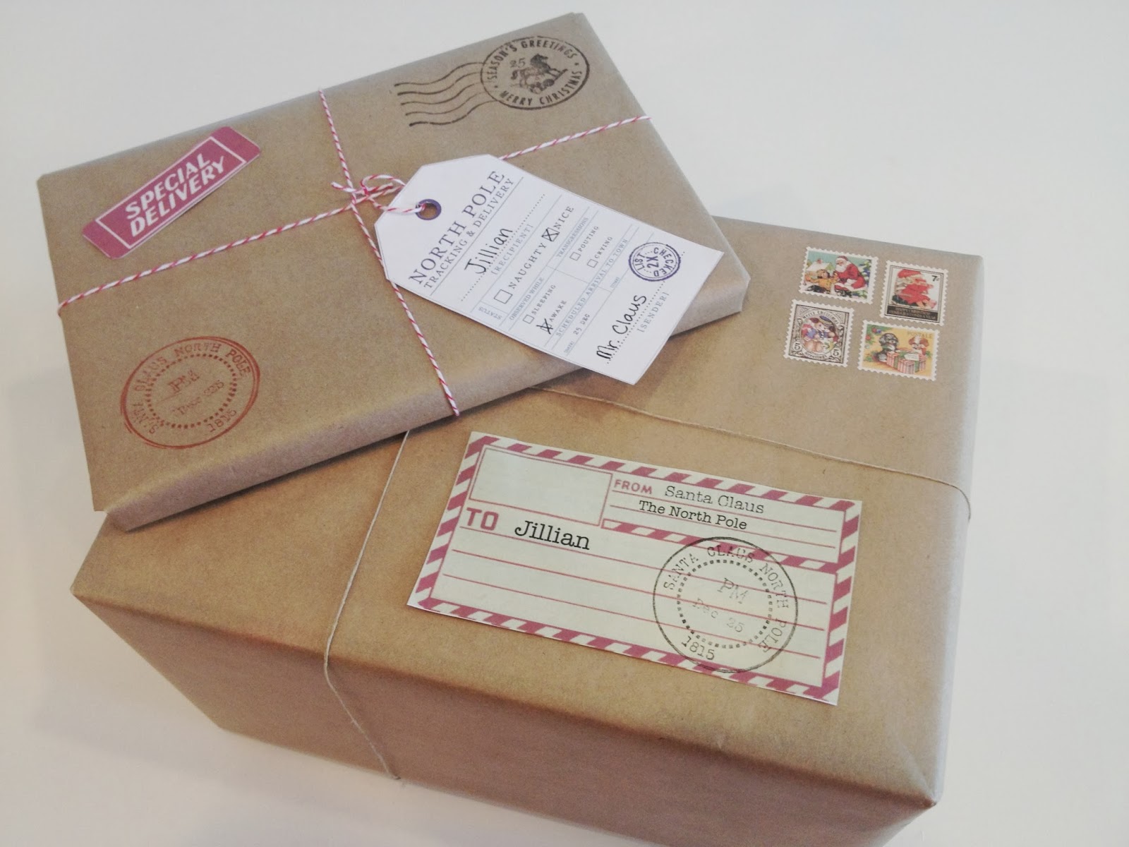 two points for honesty: brown paper packages tied up with string