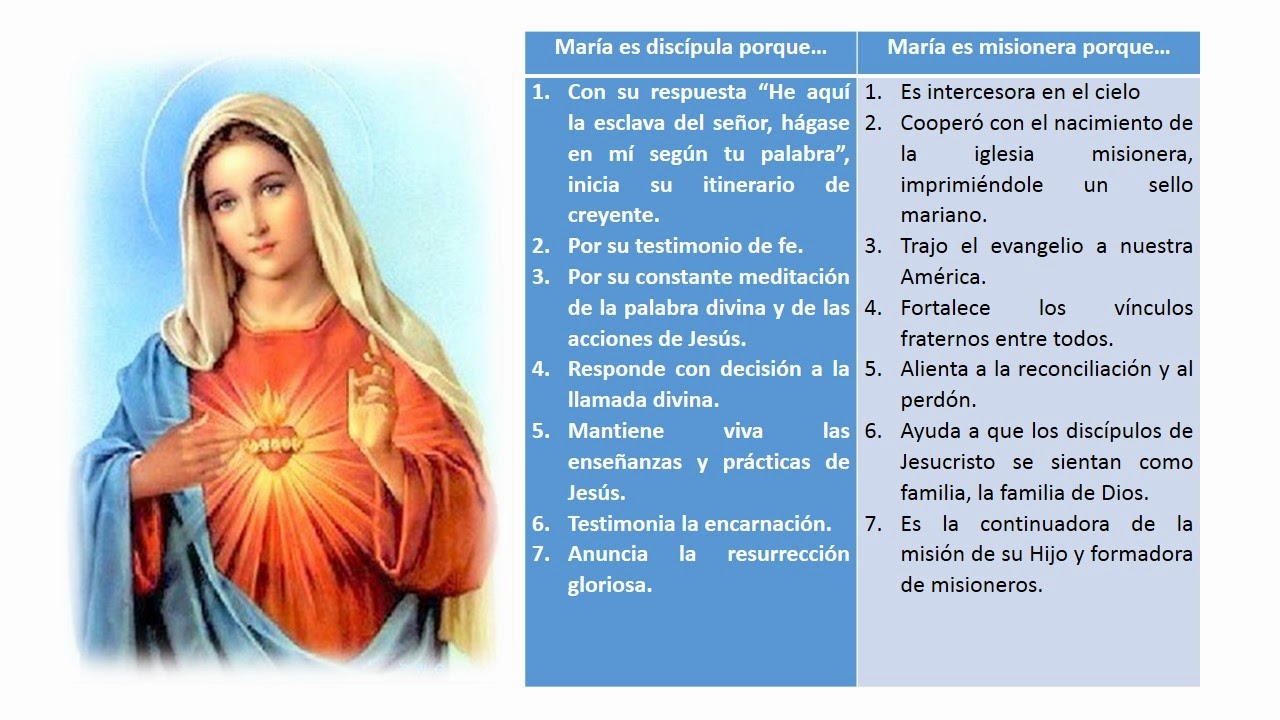 RELIGIOSIDAD ENCINIANA: María: misionera y discípula