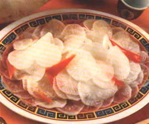 COMIDA CHINO - PERUANA.: NABO ENCURTIDO.