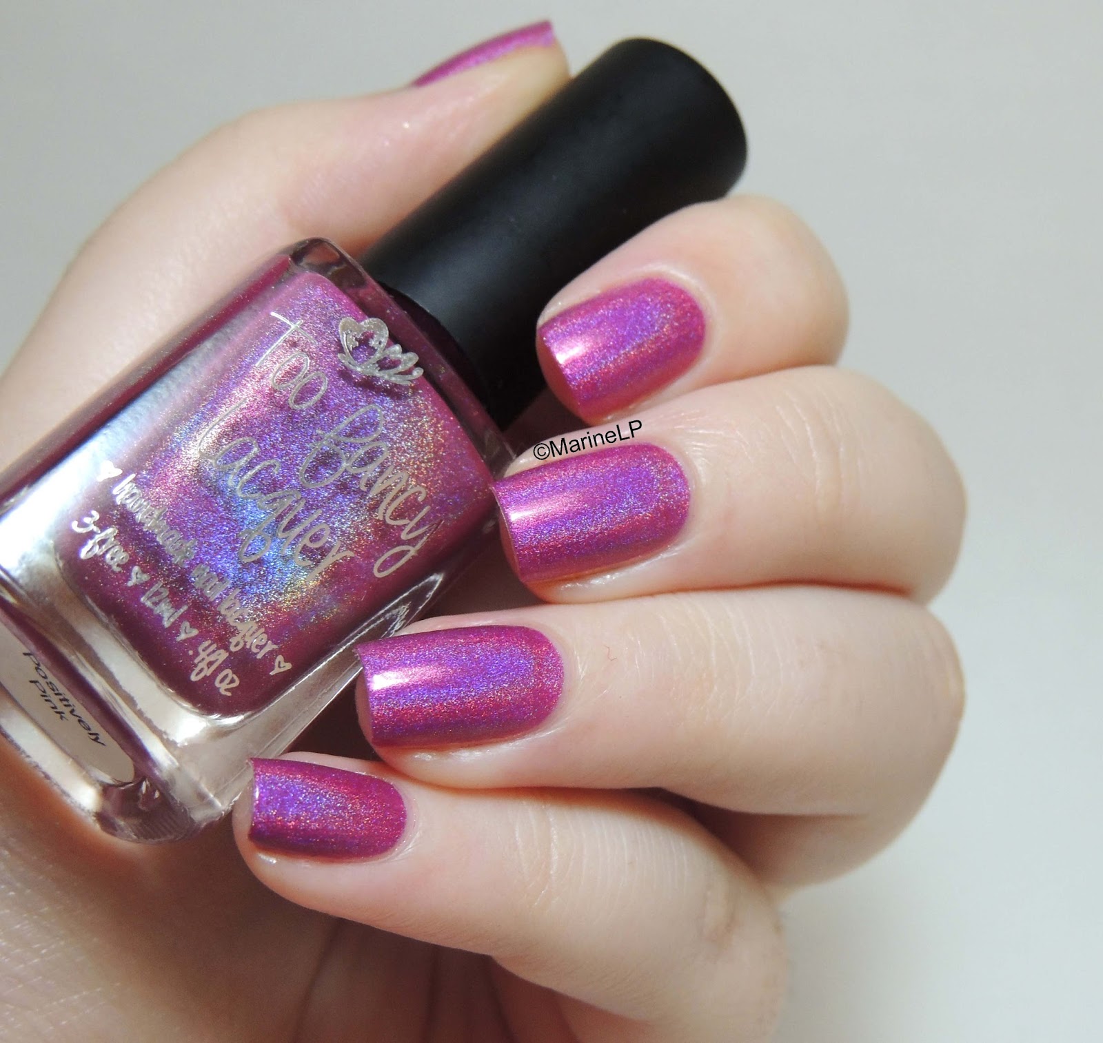 Too Fancy Lacquer - Positively Pink [Swatch]