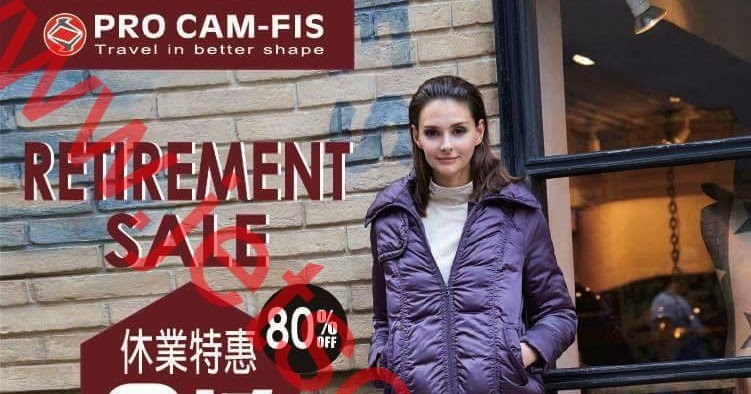 Pro Cam-Fis：九龍灣店 休業特惠 低至1折（至30/5） ( Jetso Club 著數俱樂部 )