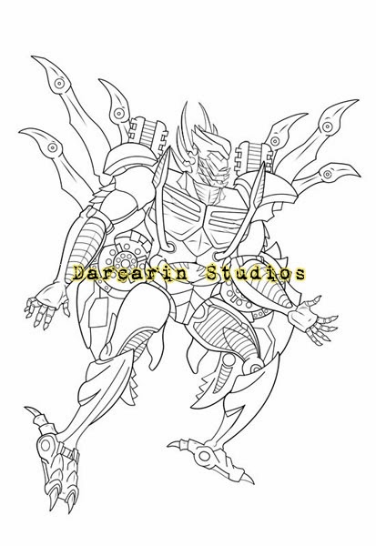 Darcarin Studios: Art in Progress: Beast Wars Rampage