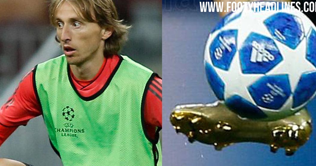 What Are Those? Luka Modric Trains in Never-Seen-Before Black / Gold ...