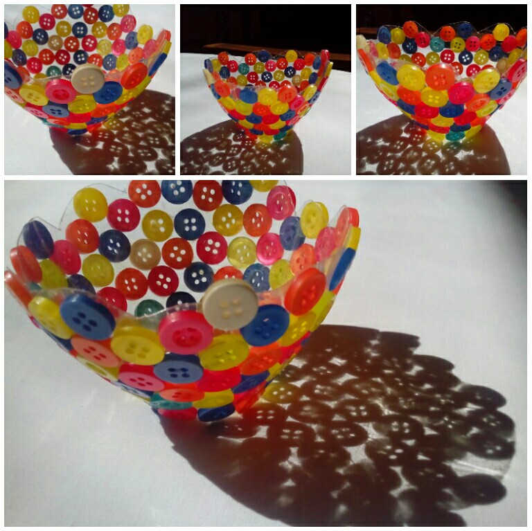 how to make a button bowl without a balloon!