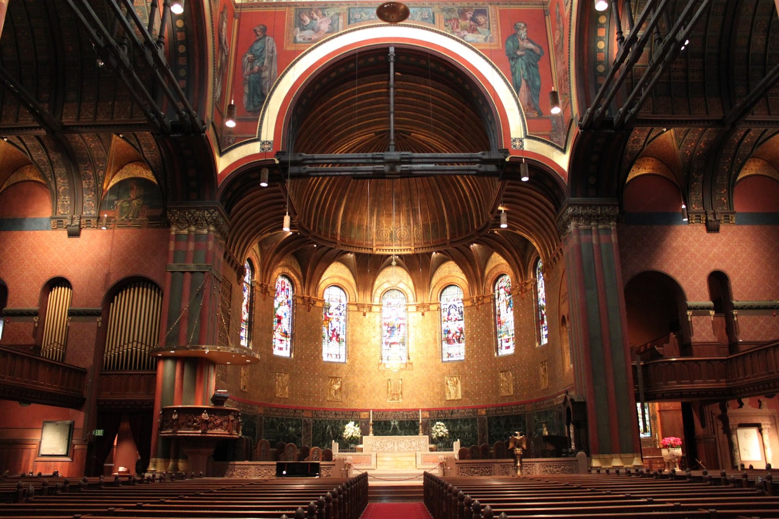A Lady in Boston : Trinity Church