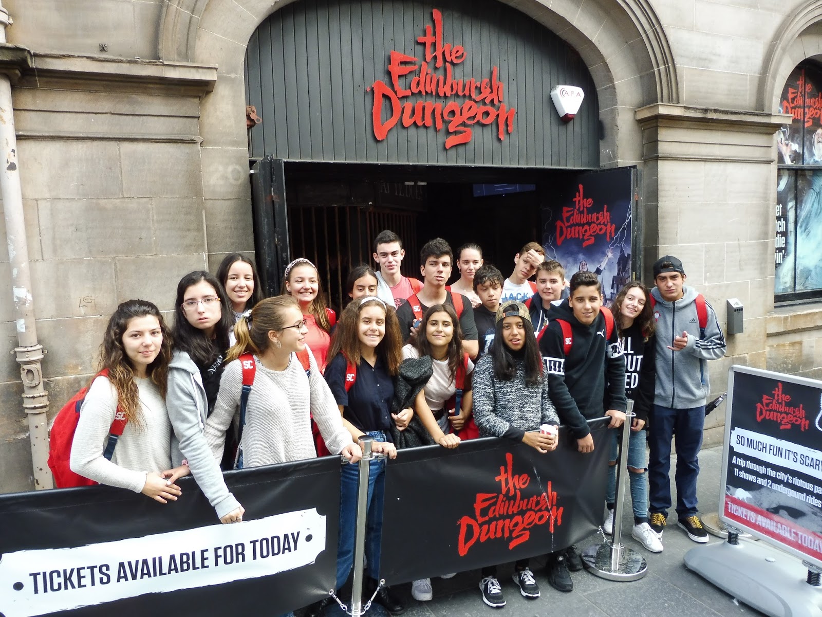Nuestros viajes por el mundo: 13 EDINBURGH DUNGEONS