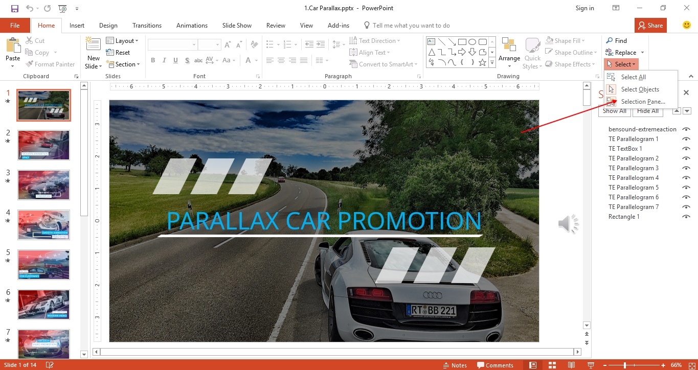 Cara Menggunakan Fitur Selection Pane Dan Slide Master Di Powerpoint ...