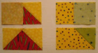 Double Nickel Quilts: Block Base #1336 Seesaw block using a jelly roll ...