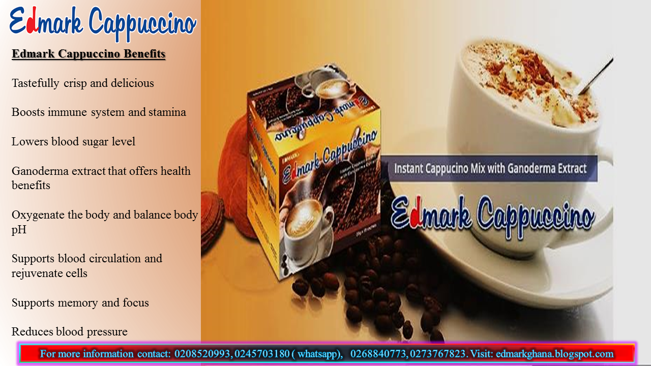 Edmark Cappuccino - This Product Contains Ganoderma