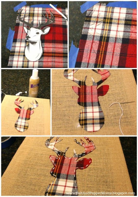 mytinyhousedirectory: DIY Deer Art - this is so easy and really is ...