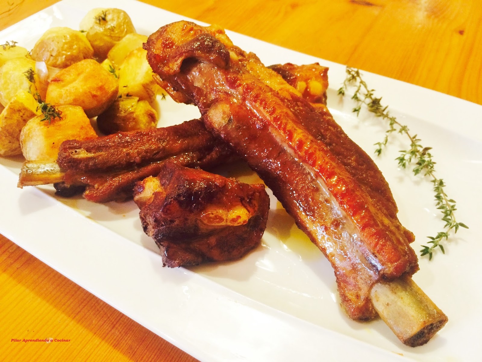 Aprendiendo a Cocinar: COSTILLAS CON AJO Y PIMENTON PICANTE #OlmedaOrigenes