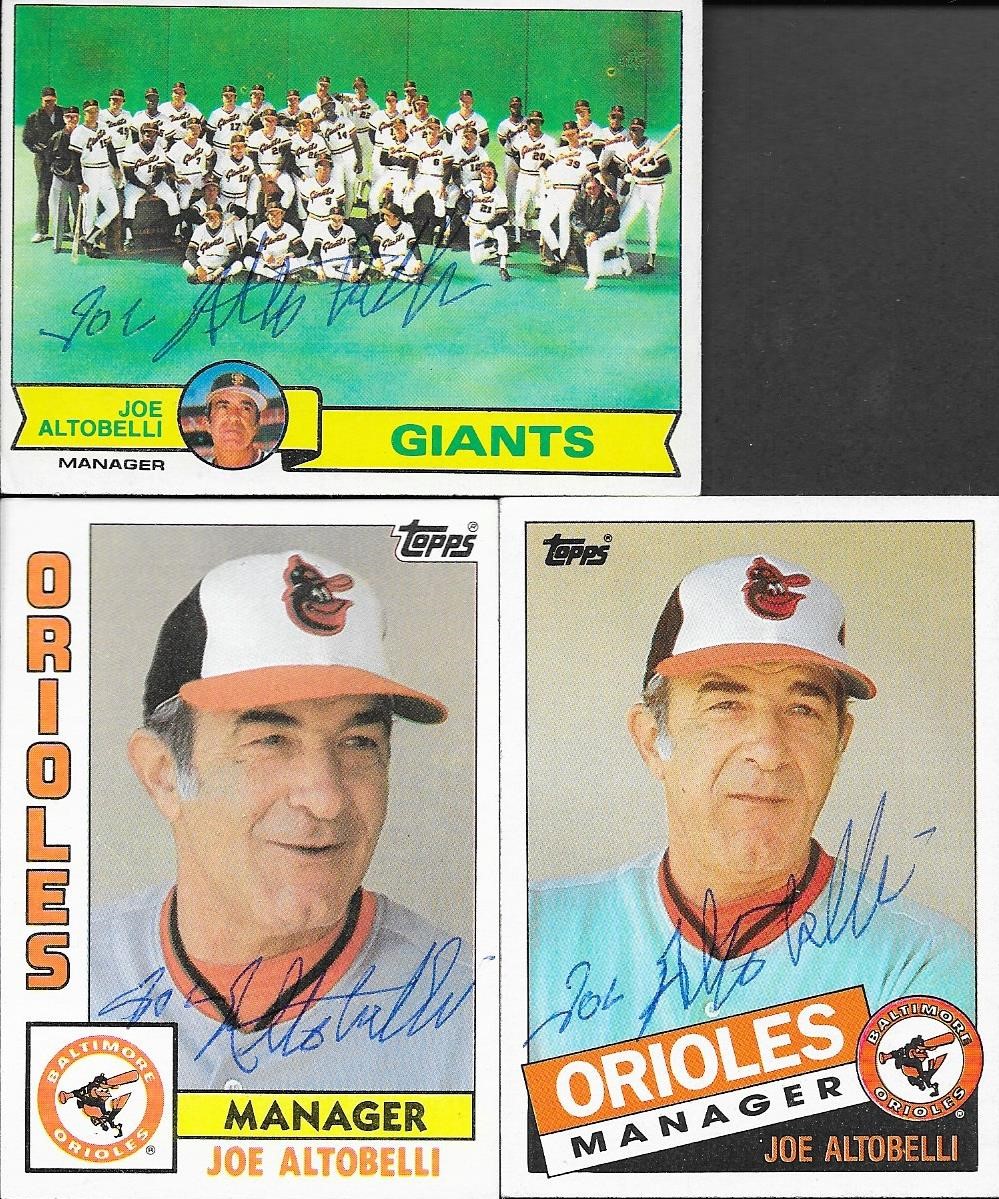 foul bunt: TTM Success - Joe Altobelli