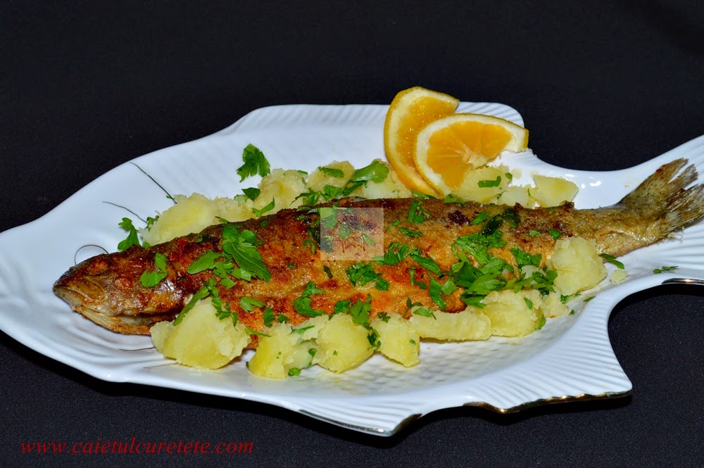 Pastrav in sos Meuniere - CAIETUL CU RETETE