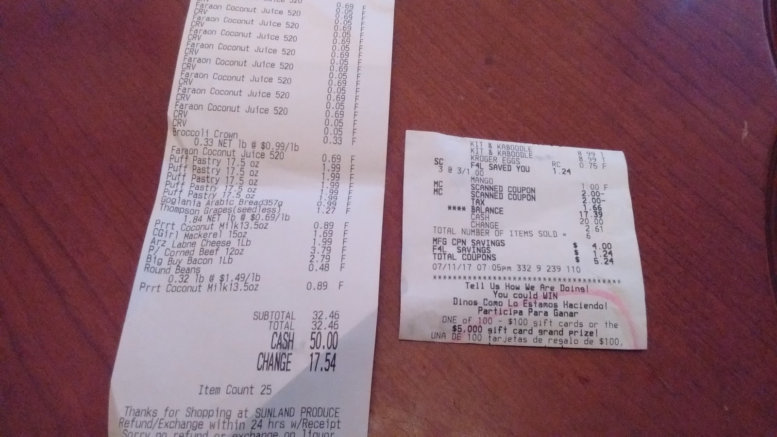 My Two Cents: July Grocery Shopping - Part 1