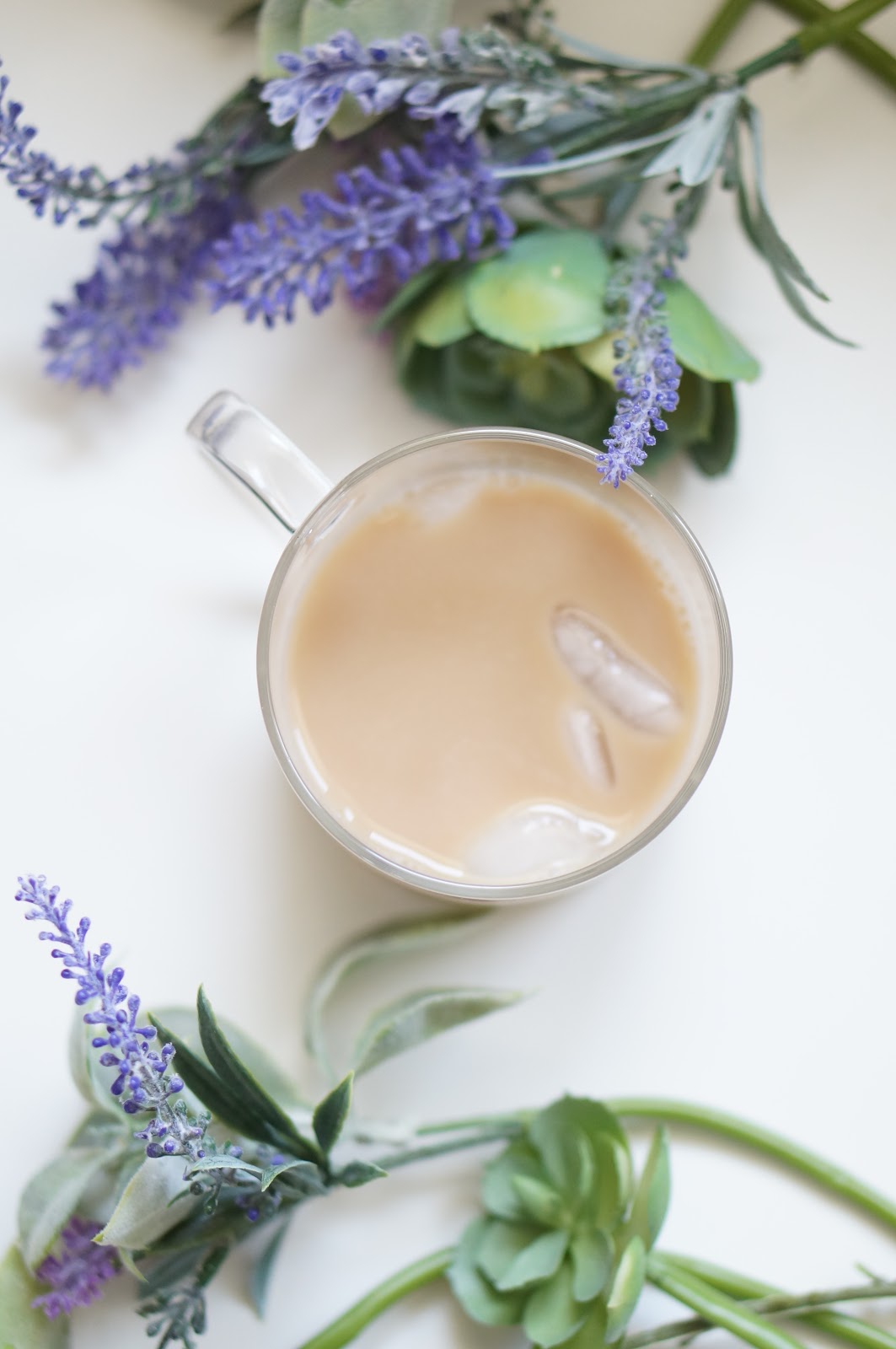 REBECCA EATS | ICED LAVENDER CHAI LATTE AT HOME - Rebecca Lately