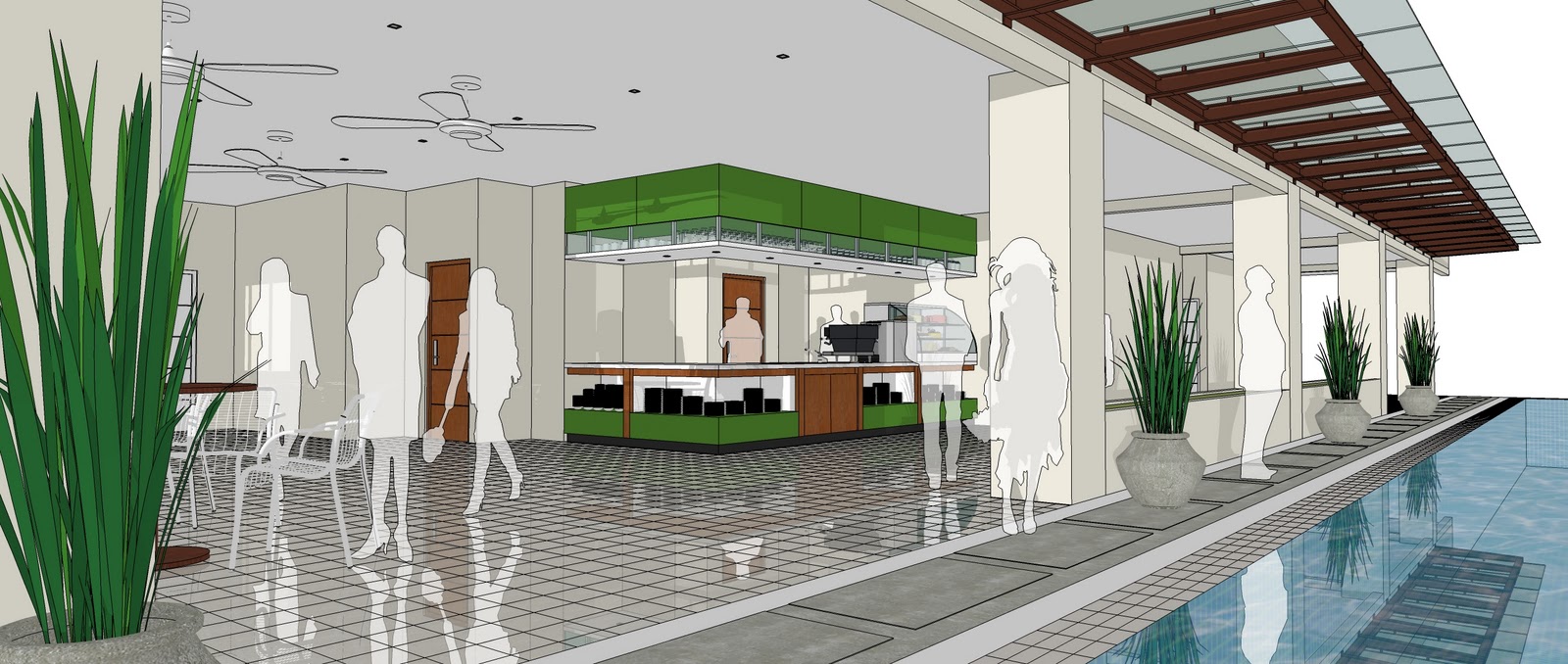 acheestecturedesign: Cafeteria Counter