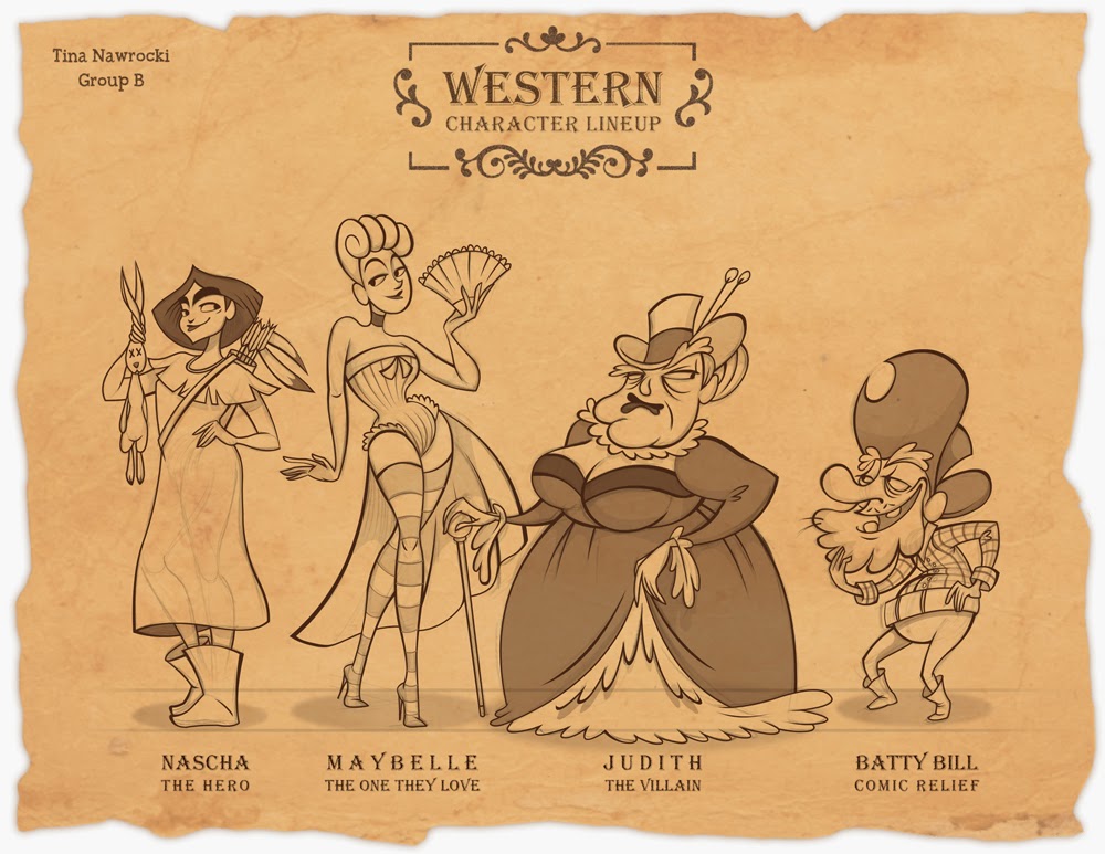 Tina Nawrocki - Art and Animation: Character Design - Western