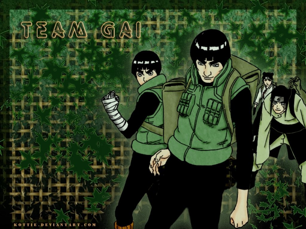 Naruto Characters: Team Gai