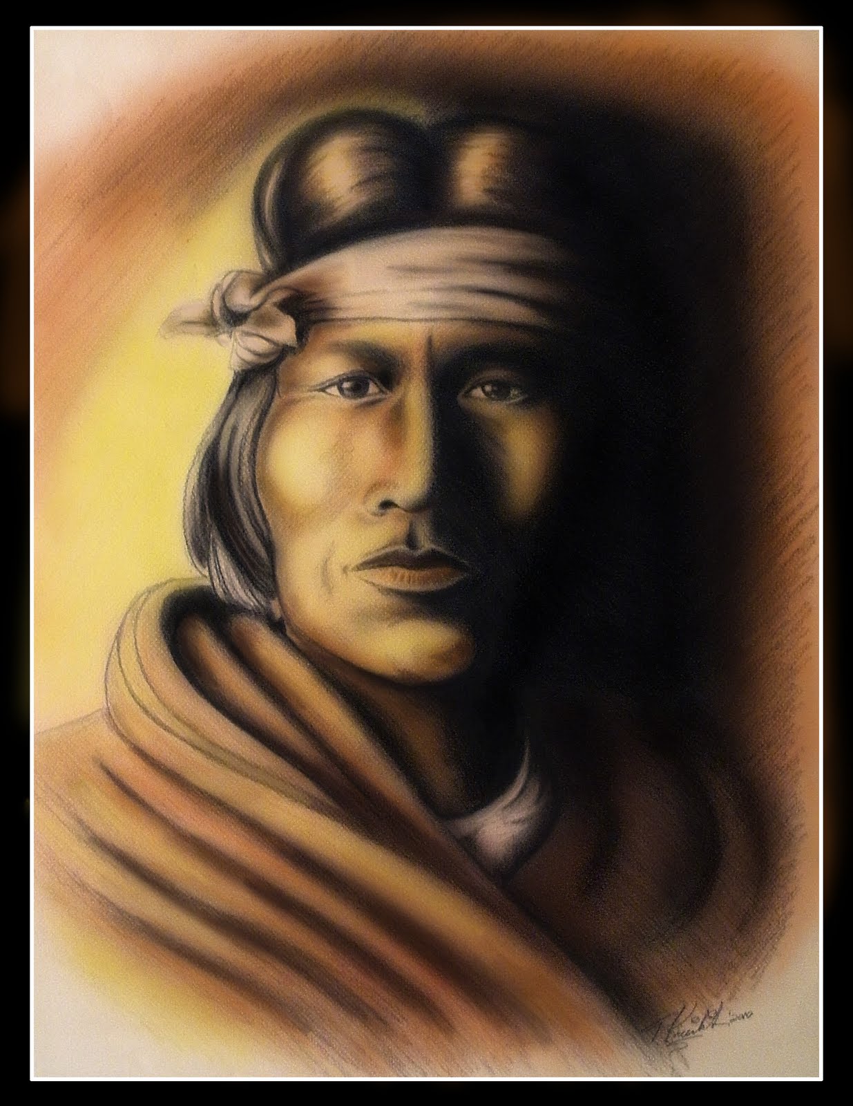 Tom Kbrink's Illustration and Design Blog: Apache Man Artwork