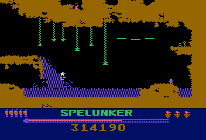 VGJUNK: SPELUNKER (ATARI 800)