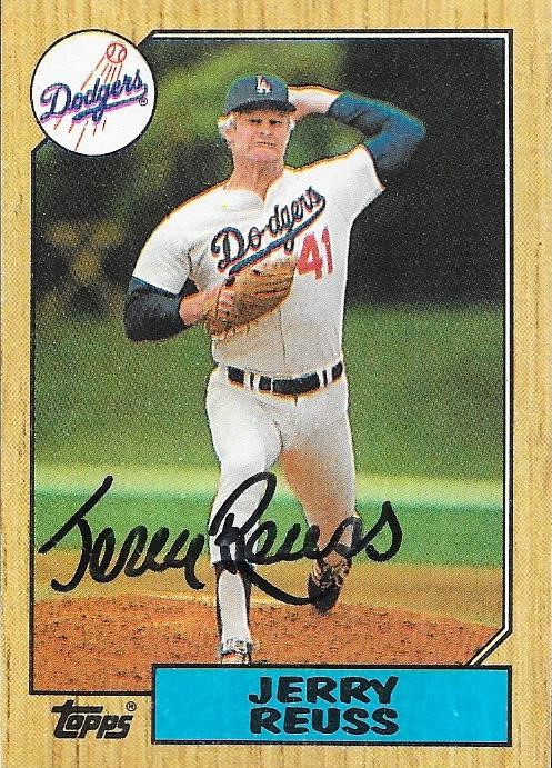 foul bunt: TTM Success - Jerry Reuss