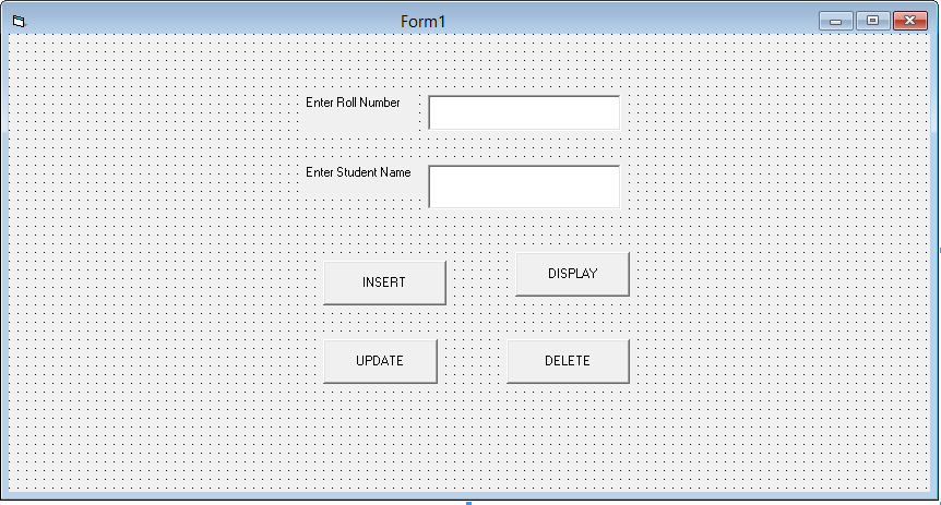 CODINGPLAN: VB Dynamic Form design