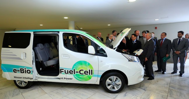Nissan apresenta veículo movido a Bioetanol na Renova Bio 2030.