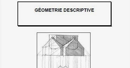 Livre Géometrie descriptive | ArchiGuelma