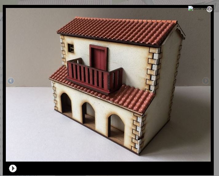 oldSarges Wargame and Model blog: More 28mm Buildings this time made by ...