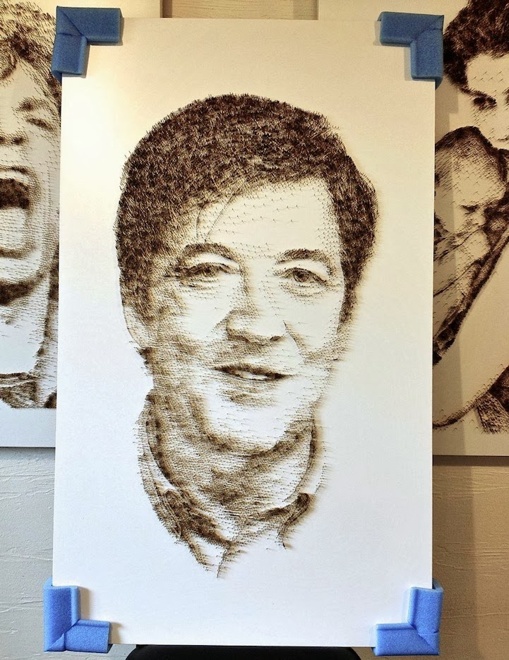 Stunning Hammer & Nail Portraits by David Foster ~ Today World News