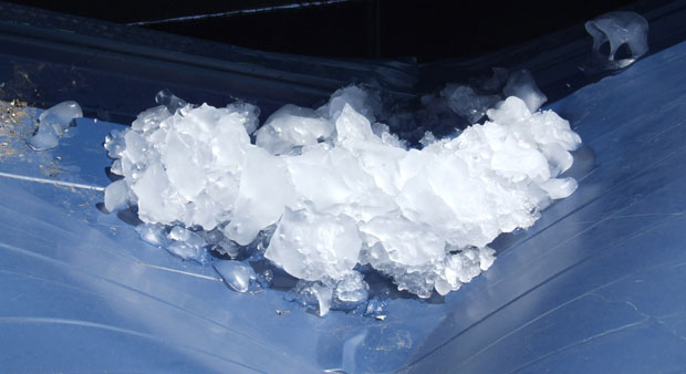 Droplets of the last plagues are falling...: "From the sky huge ...