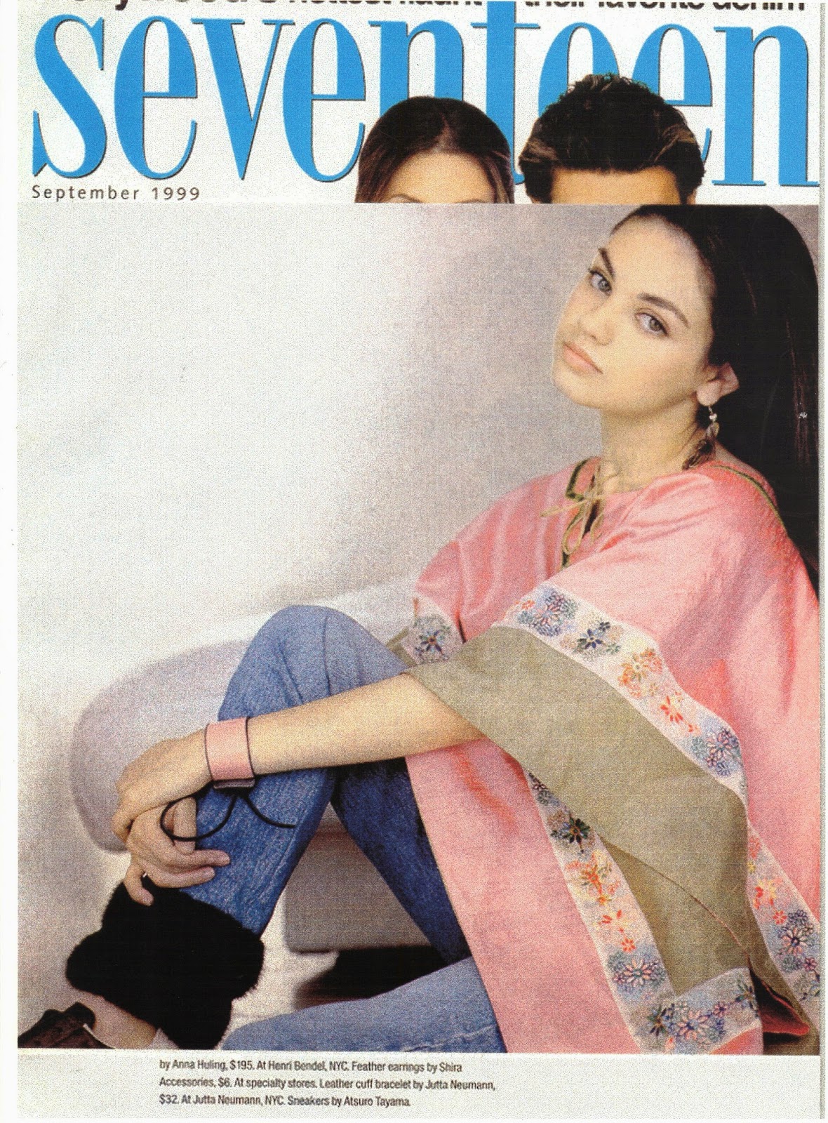 Anna Huling Designs: Mila Kunis Wears Anna Huling for "Seventeen"