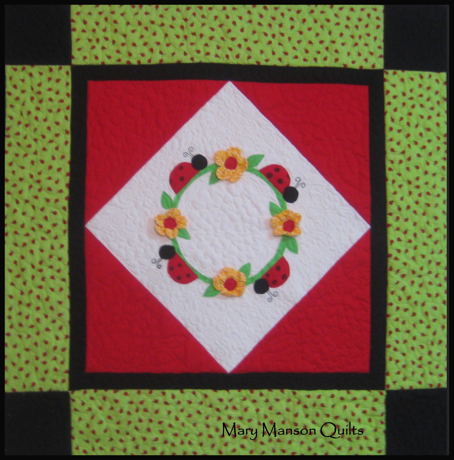 Mary Manson Quilts: Cute Quilts for Kids - Ladybug Landing Quilt