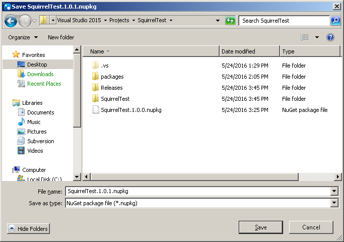 Journal of a Noob Programmer: Using Squirrel to replace ClickOnce