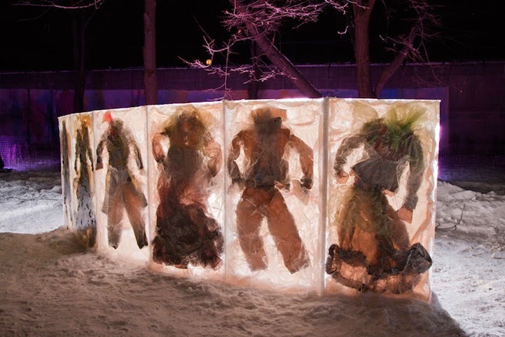 Hauntingly Beautiful Clothing Frozen in Blocks of Ice - Snow Addiction ...