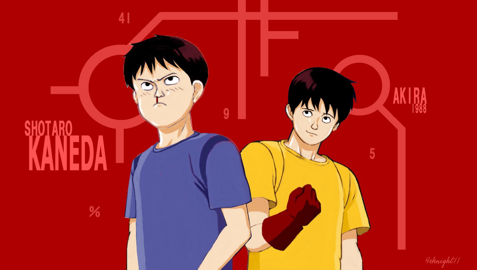 Touch the Planet: Kaneda Shotaro from Akira(1988)