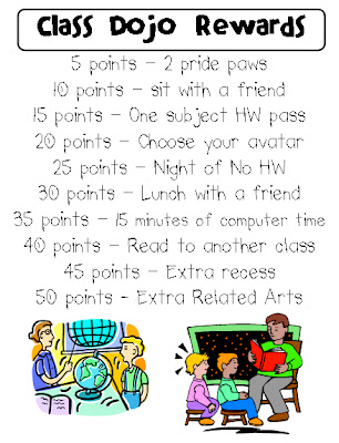 Ginger Snaps: Class Dojo Rewards