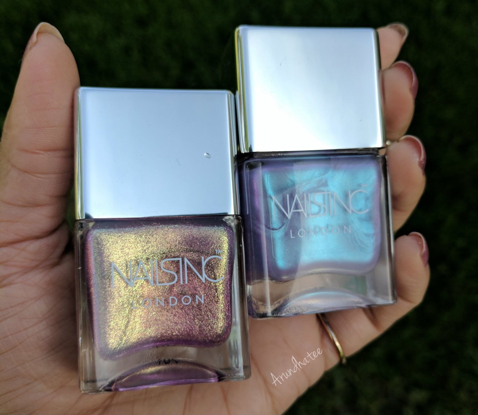 Discovering me: Review & Swatches ::: NAILS INC. Unicorn Nail Polish Duo