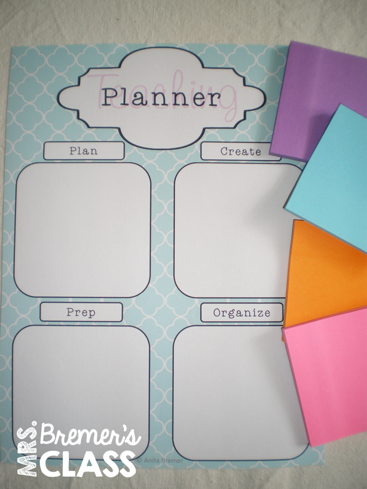 {FREE} Sticky Note Teaching Planner | Mrs. Bremer's Class